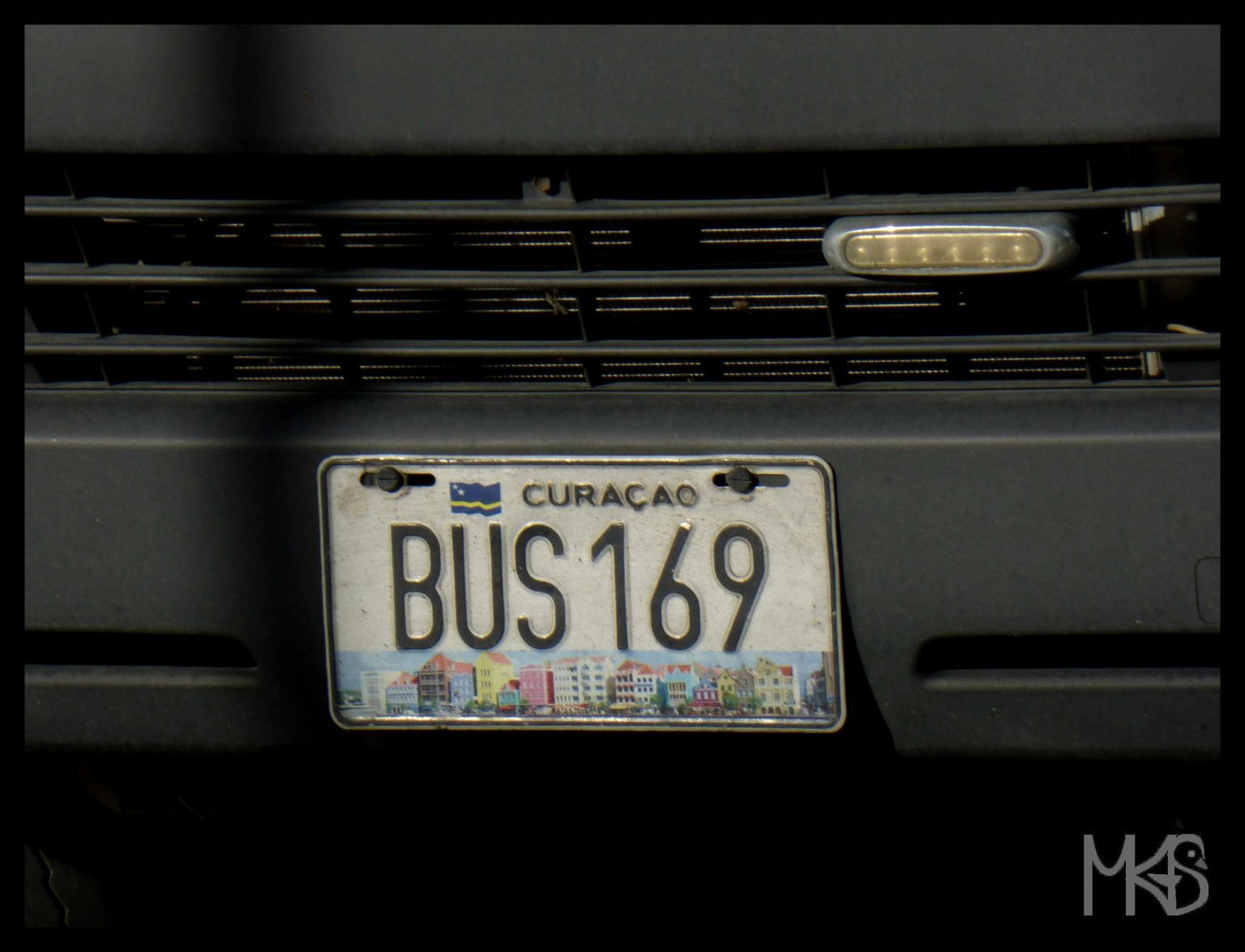 Curacao - Number Plate - Traveling Rockhopper