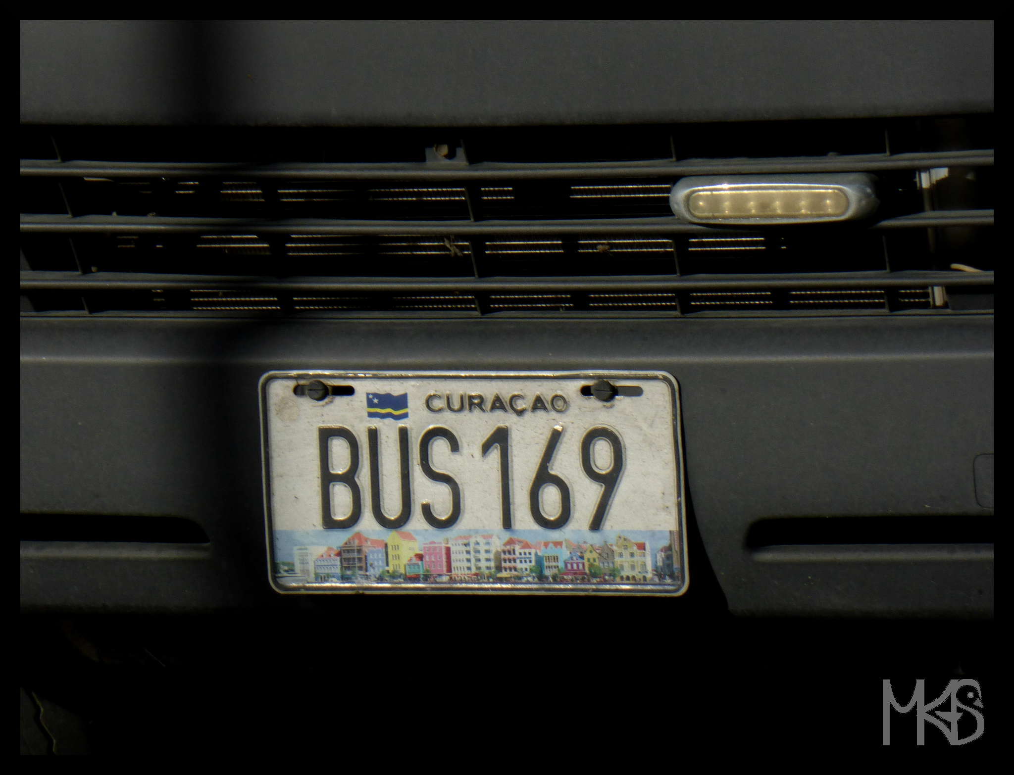 Curacao - Number Plate - Traveling Rockhopper